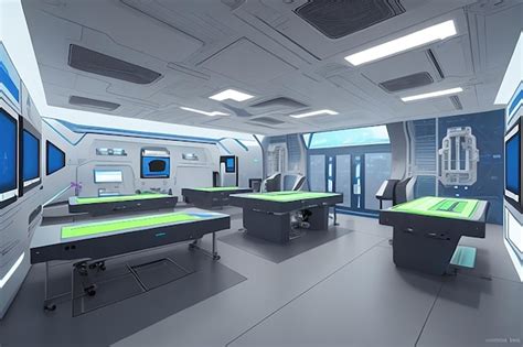 Premium Ai Image Advanced Virtual Reality Simulation Lab