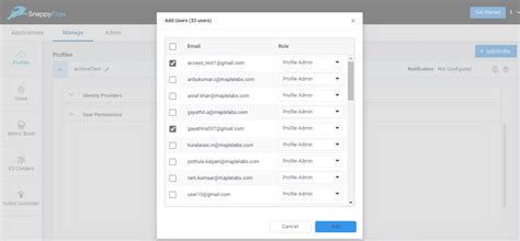 User Access Management SnappyFlow