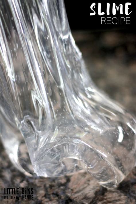 Elmers Clear Glue Slime Recipe For Making Homemade Slime