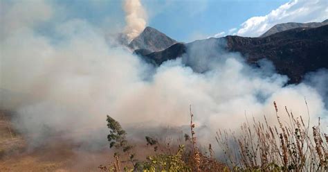 Incendios Forestales Arrasan Con Vegetación En Cajamarca Y Amazonas
