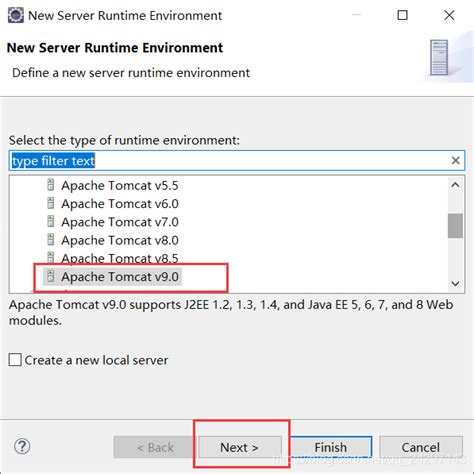 在eclipse上配置tomcat（包括解决找不到server，配置8 0以上版本） esclipse配置runtime