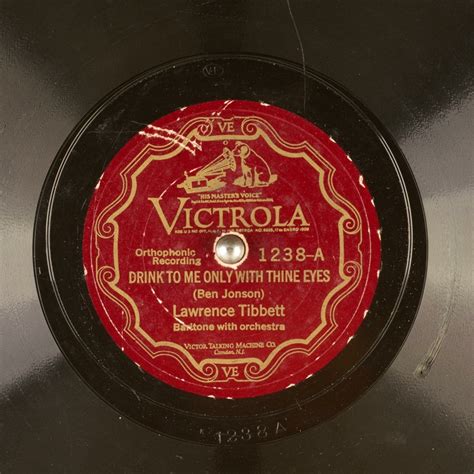 Drink To Me Only With Thine Eyes Lawrence Tibbett Free Download