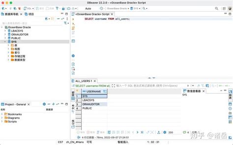 使用 DBeaver 连接 OB Oracle 数据库 知乎