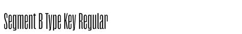 Segment B Type Key Regular Font Webfont And Desktop Myfonts