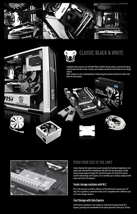 Buy Msi Z97s Sli Krait Edition Motherboard [z97s Sli Krait] Pc Case Gear Australia