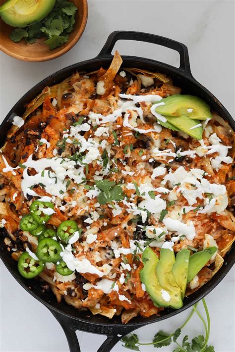 Cheesy Skillet Chicken Chilaquiles Farmgirl Gourmet