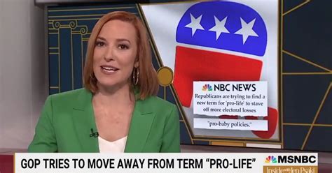 Watch Jen Psaki Grossly Compares Precious Unborn Babies To Lumps Of