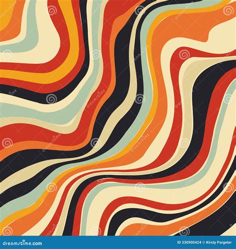 Retro Abstract Distorted Line Design Background Stock Illustration Illustration Of Abstract