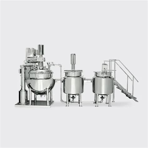 Automatic Ointment Gel Cream Or Paste Manufacturing Processing Plant