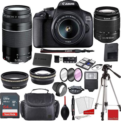Canon Eos 1500d Rebel T7 24 1mp Digital Dslr Camera With