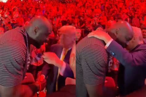 Shaquille Oneal Greets Trump Two Years After Super Bowl Quarrel Over