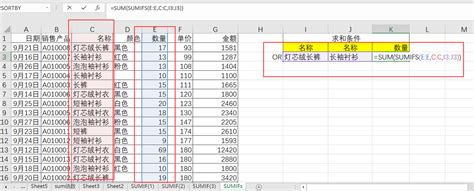 SUMIF函数多条件求和且还是或你分清楚了吗 正数办公