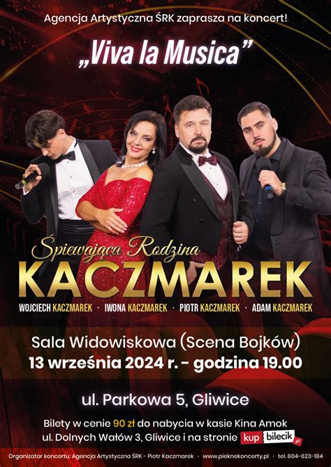 Viva La Musica Śpiewająca Rodzina Kaczmarek ZMIANA TERMINU WYDARZENIA