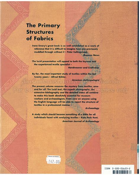 The Primary Structures Of Fabrics Tcdc Resource Center