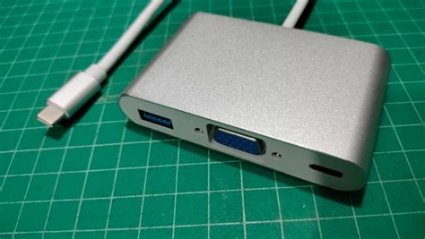 Thunderbolt Usb Type C To Vga 3 In 1 Digital Av Multiport Adapter