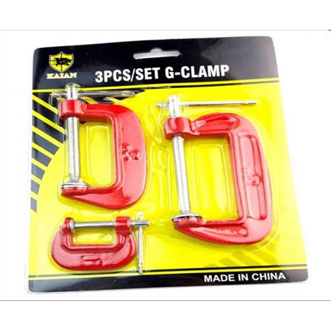 ปากกาตัวซี จับชิ้นงาน 3 ขนาด 1 นิ้ว 2 นิ้ว และ 3 นิ้ว C Clamp G Clamp