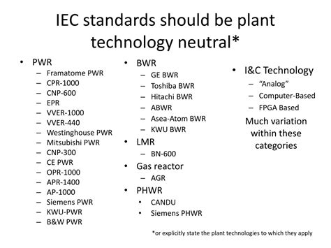 PPT Criteria For IEC Standards PowerPoint Presentation Free Download ID 1520184