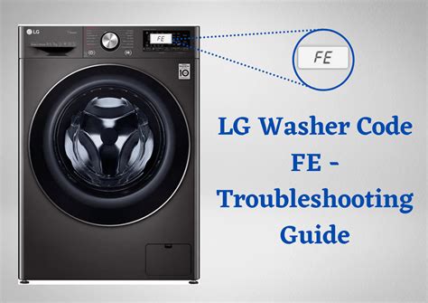 Pe Error Code On Lg Washer Explained How To Fix It
