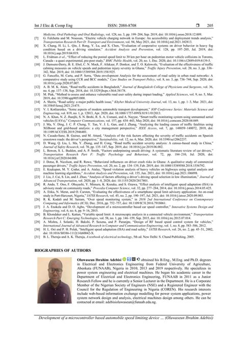 Development Of A Microcontroller Based Automobile Speed Limiting Device And Alarm Control System
