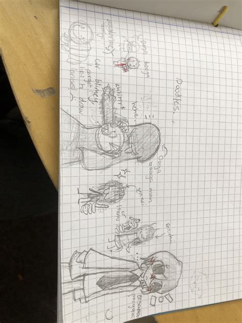 Doodles I Did In My Maths Class Small Note Fandom