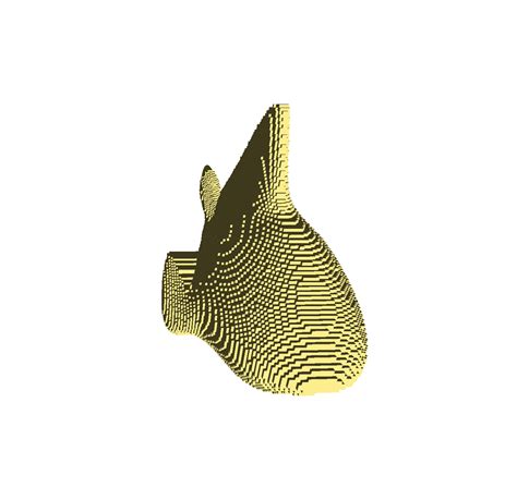 Triangle Mesh To Voxel Using Compute Shaders In Metal The More Dense Voxel Grids Are