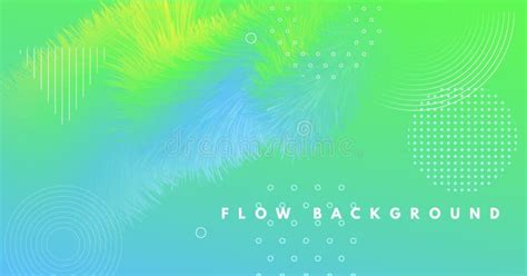 Graphic Fluid Flow Gradient Concept Stock Vector Illustration Of