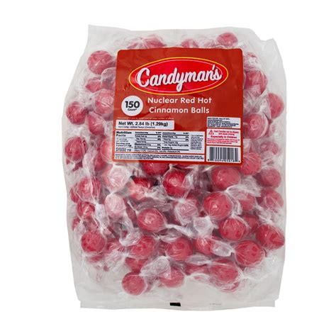 Candymans Nuclear Red Hot Cinnamon Balls Candy Funhouse Candy