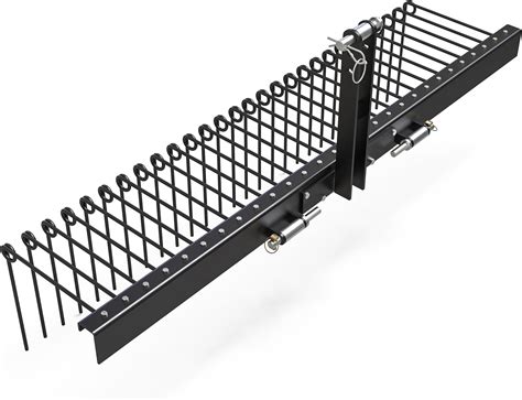 Yintatech 72in Steel Pine Straw Rake For 3 Point Hitch