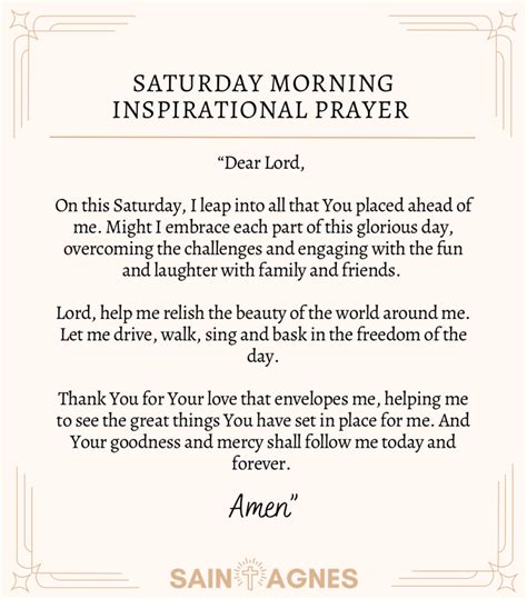 9 Saturday Morning Prayers And Blessings With Images