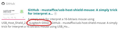Usb Host Shield Does Not Use My Mouse General Electronics Arduino Forum