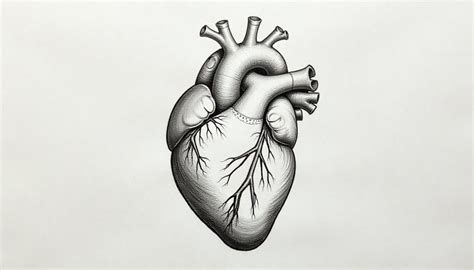 How To Draw A Human Heart Step By Step Guide For Beginners