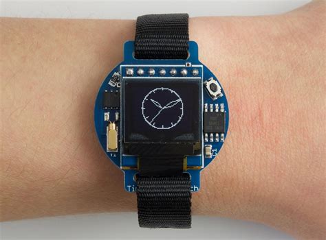 ATtiny85 Tiny OLED Watch Electronics Lab