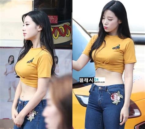 베리굿 조현 여성 청바지 패션 아름다운 여성 여성