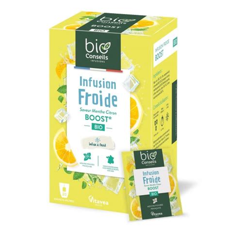 Infusion Froide Boost Bio Infusions Laboratoires Ponroy