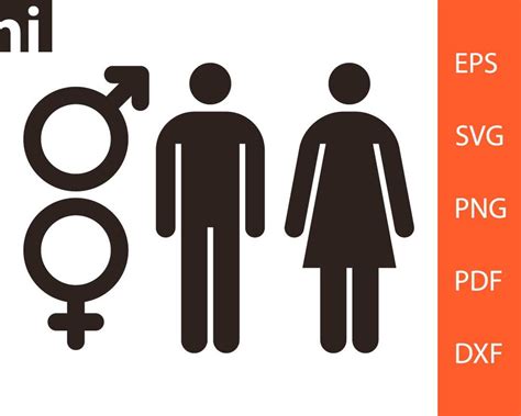 Gender Symbol Svg Man Svg Woman Svg Male Symbol Female Symbol Svg Png Dxf Clipart Vector