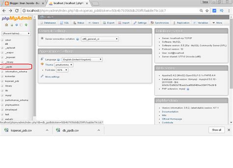Cara Eksport Import Database Mysql Di Phpmyadmin