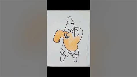 스폰지밥 뚱이 ㅡ초2아들그림 Youtube