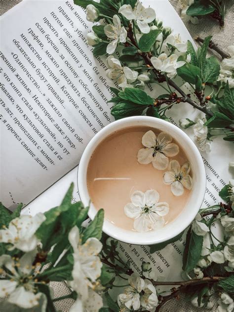 Кофе Весенние цветы Кофейные иллюстрации Кофе Цветы