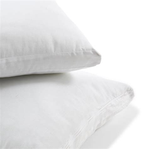 2 Pack Cotton Rich Cover Pillows High Profile White Kmart