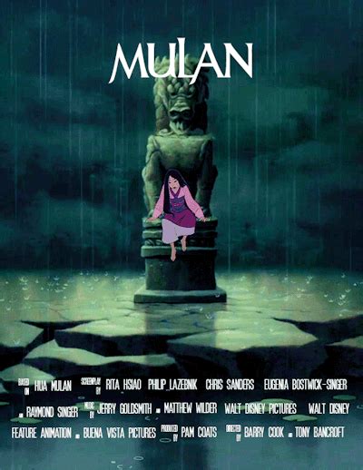 Mulan 1998 Dir Barry Cook And Tony Bancroft Tumbex