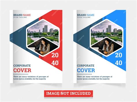 Premium Vector Annual Report Business Corporate Book Cover Design