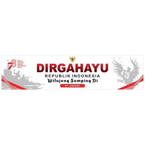 Premium Psd Dirgahayu Indonesia