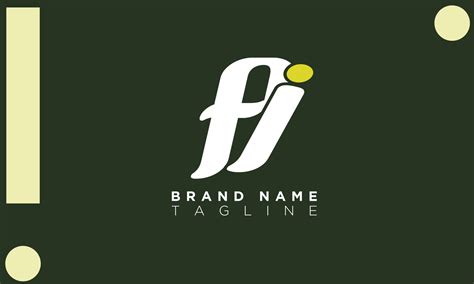Alphabet Letters Initials Monogram Logo Pi Ip P And I 10951671 Vector