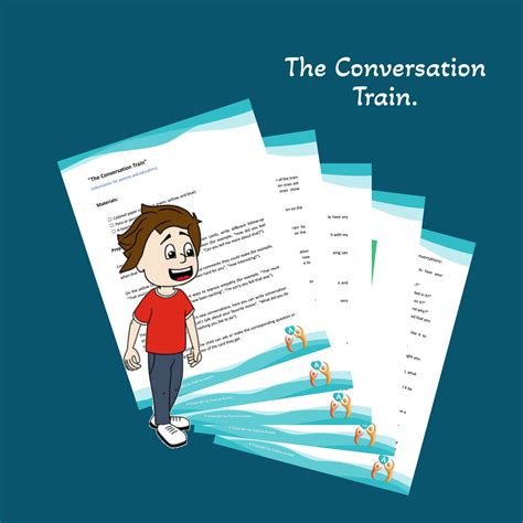 The Conversation Train Worksheets To Teach Conversations Skills To