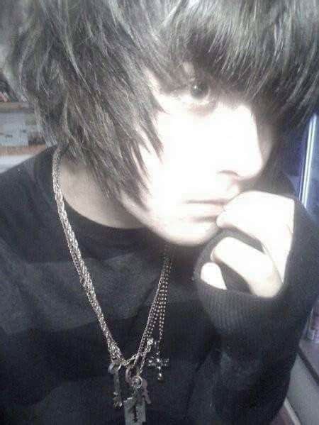 Cute Emo Boy Chain Necklace Cute Emo Boy Cute Emo