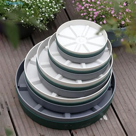 Nedfs Plastic Flowerpot Tray Mobile Breathable Potted Plant Chassis