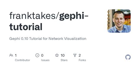 Github Franktakesgephi Tutorial Gephi 010 Tutorial For Network Visualization