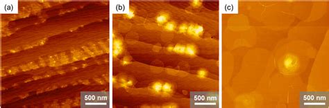 Afm Images Observed From The Graphene Islands After Growth At 1450 °c Download Scientific