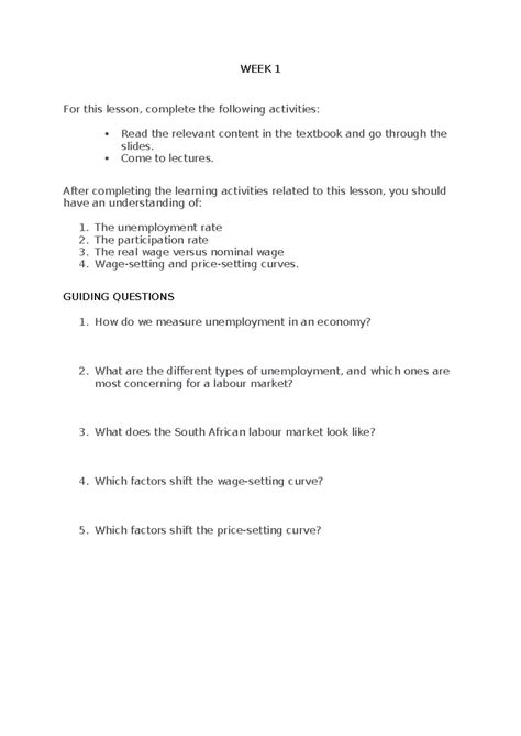 Week 1 Lecture Notes Week 1 For This Lesson Complete The Following