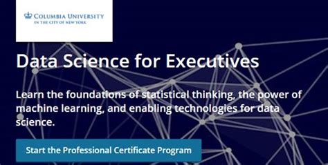 EdX Launches Columbia Universitys Data Science For Executives Course TECHPHLIE